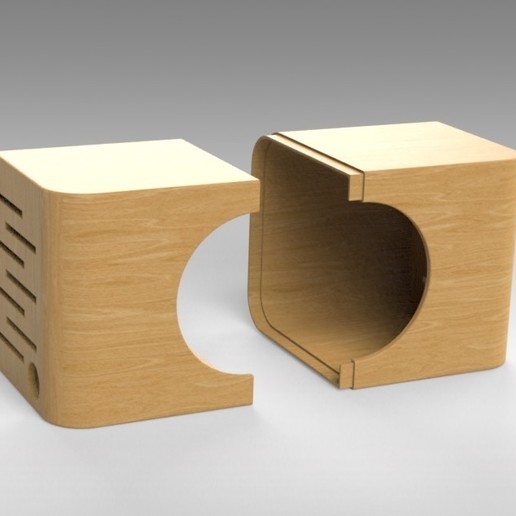 Download STL file Cat House Modern - FULL SIZE • 3D printer object ・ Cults