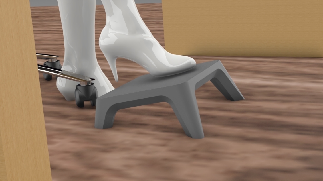 STL file PRO Foot Stand Ergonomic Posture・3D printer design to download ...