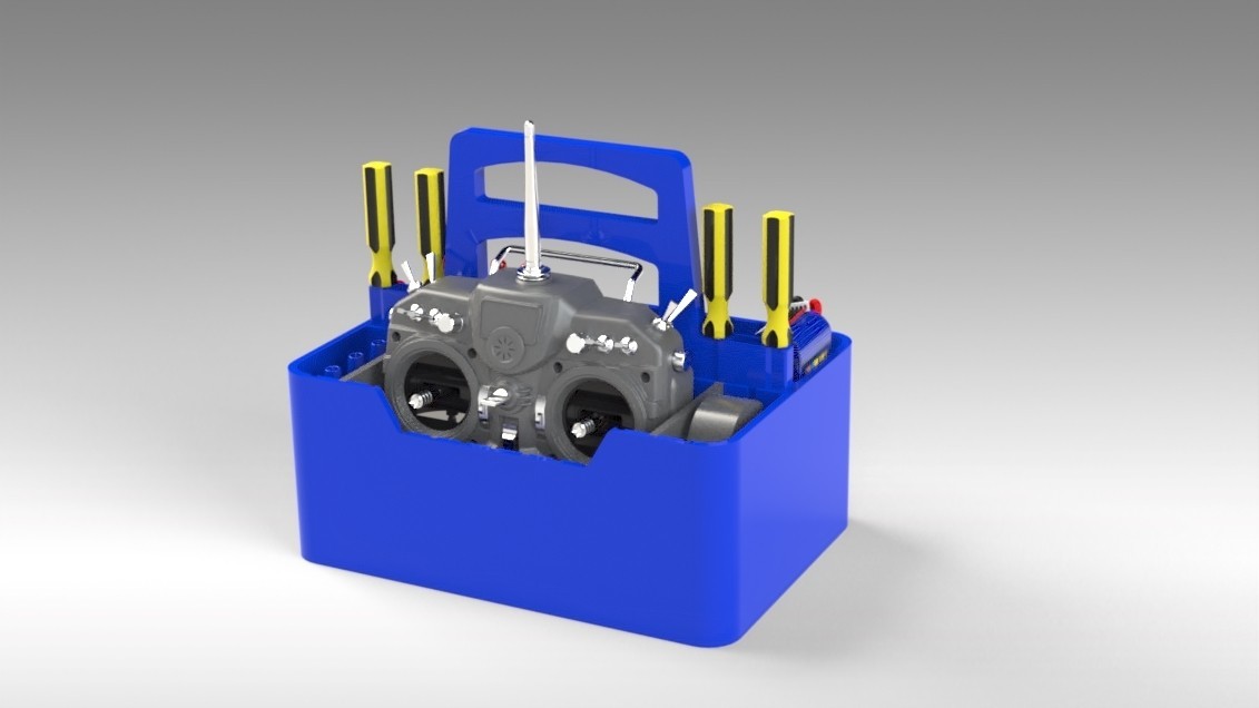 STL file RC PLANE or Drone FIELD TOOL BOX - configurable design・3D ...