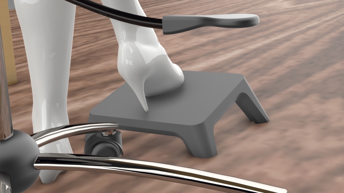 STL file PRO Foot Stand Ergonomic Posture・3D printer design to download ...