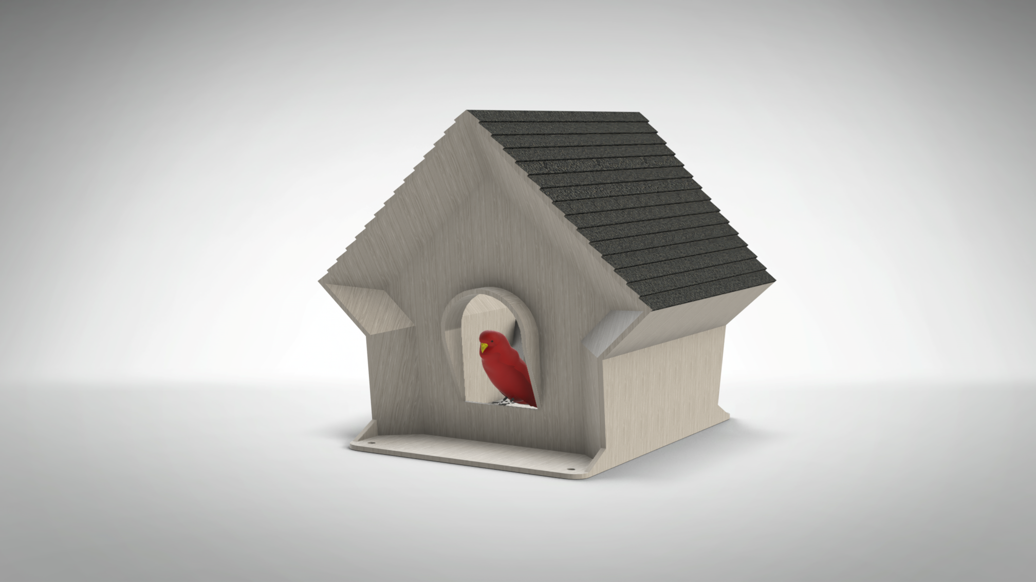STL file Bird House・3D printing model to download・Cults