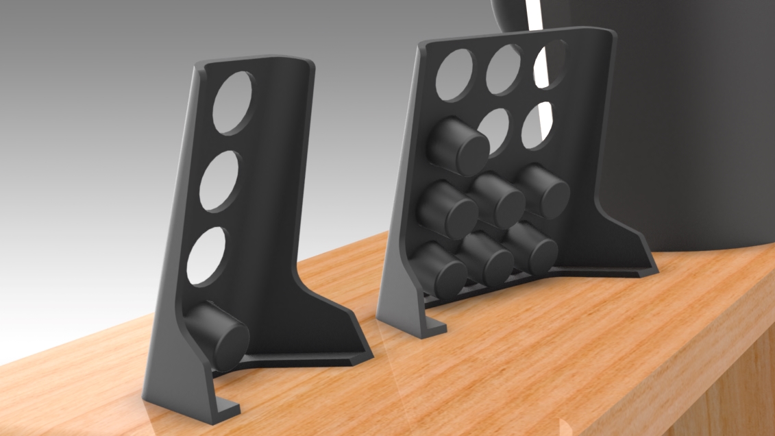 STL file Keurig K-Cup Modern Stand Large, Medium and Mini - Coffee ☕ ...