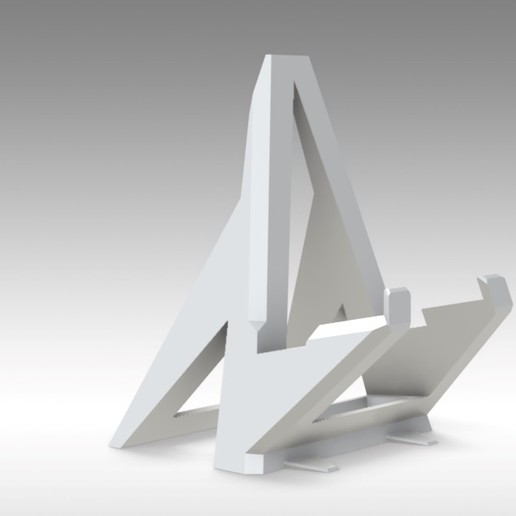 Download STL files Guitar Stand - One Piece for acoustic and electric ...