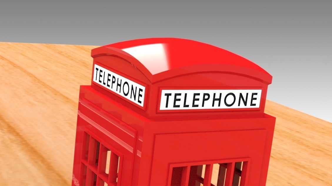 STL file PHONE BOOTH PROP FOR MODEL TRAIN HOBBY・3D printable model to ...