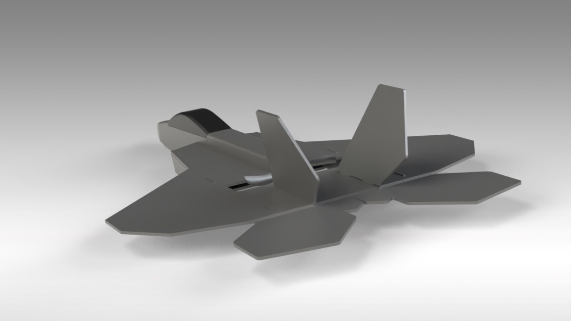 Free STL file RC F22 Jet - Hybrid Build Concept using FliteTest Mighty ...