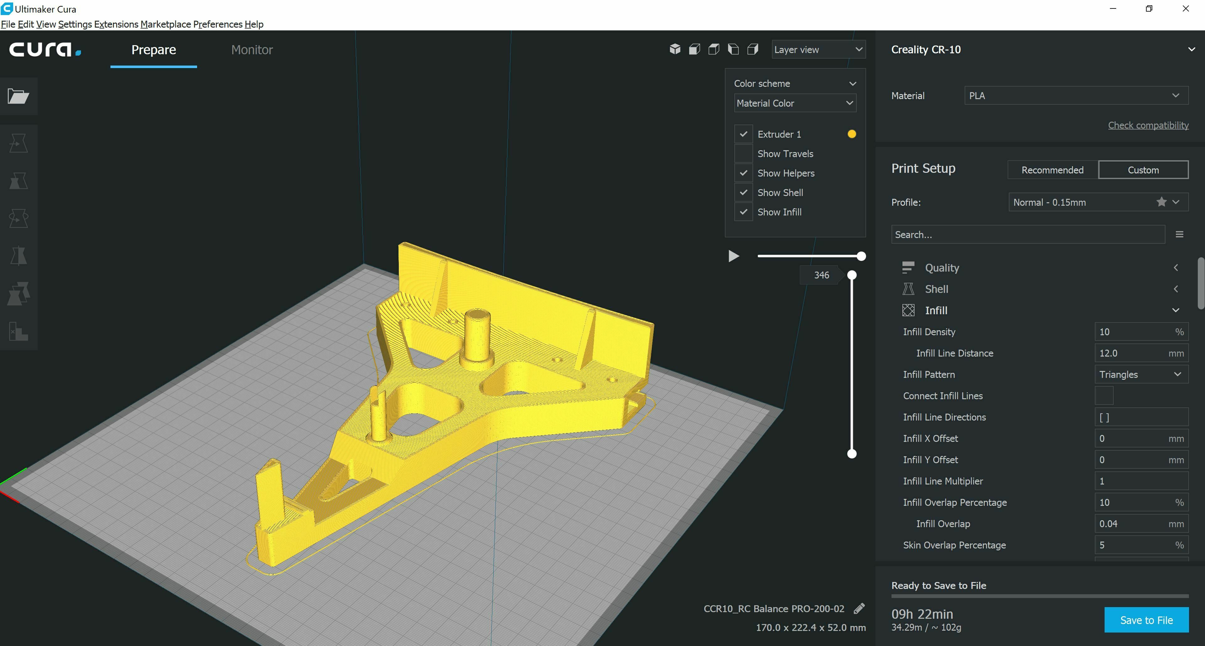 STL file HEAVY DUTY Center of Gravity Balance for MEDIUM TO LARGE RC ...
