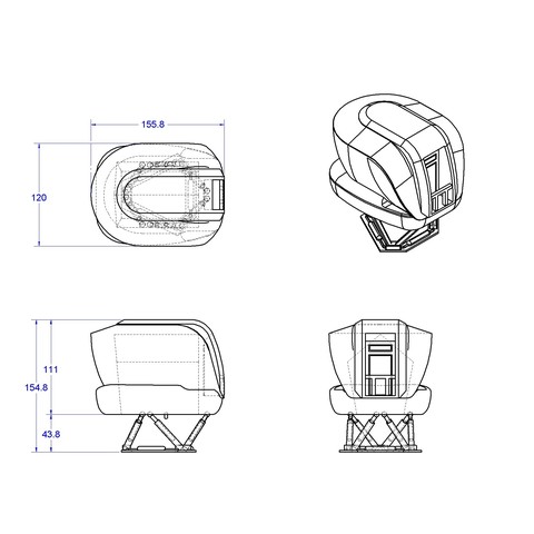 Download STL file AIRCRAFT FLIGHT SIMULATOR CAE 5000 Series - with MINI ...