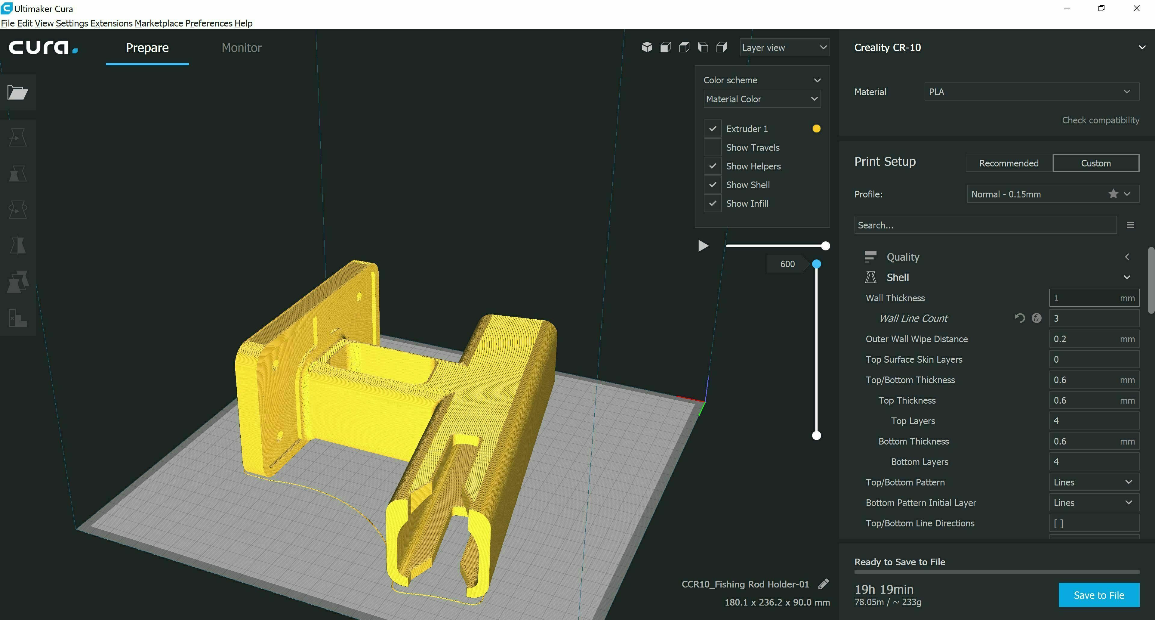STL file Fishing Rod Holder Mounting Bracket・3D printer design to ...