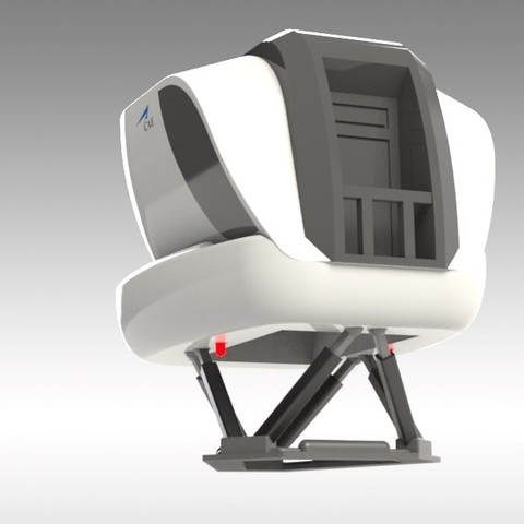 Download STL file AIRCRAFT FLIGHT SIMULATOR CAE 5000 Series - with MINI ...