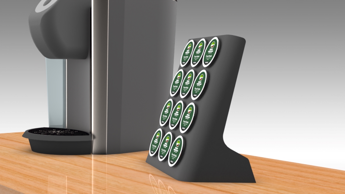 STL file Keurig K-Cup Modern Stand Large, Medium and Mini - Coffee ...