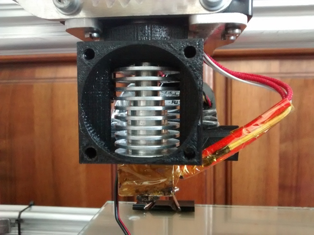 Archivo 3D gratis Soporte para hotend E3D v5 con ventilador de 40 mm ...