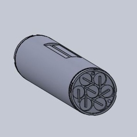 Download free STL file 1/10th Scale LAU-131 Rocket Launcher • 3D ...