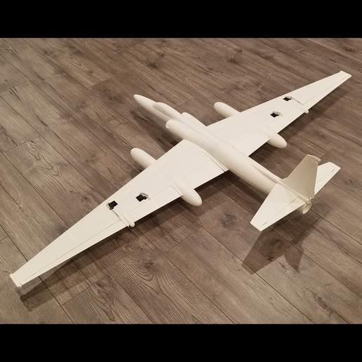 Download STL file 1/20 Scale U-2R RC Model (1627mm Wingspan) • 3D ...
