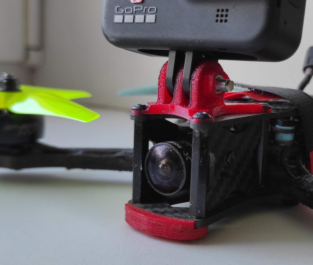 Free 3D file Super simple fpv GoPro mount 🚁・3D print object to download ...