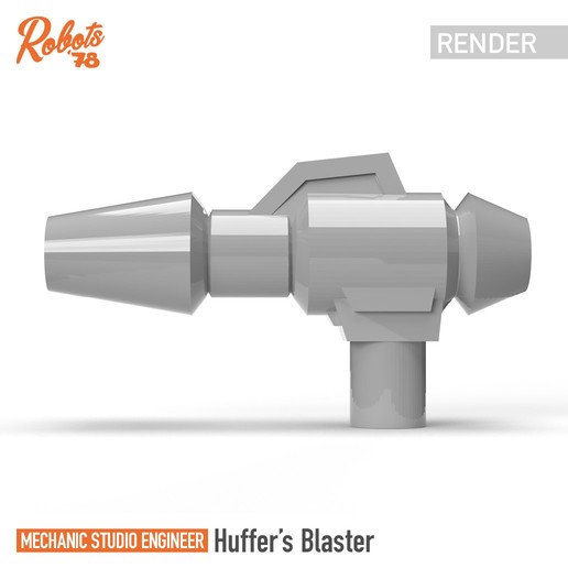 Download STL files Huffer's Blaster for Mechanic Studio Engineer ・ Cults