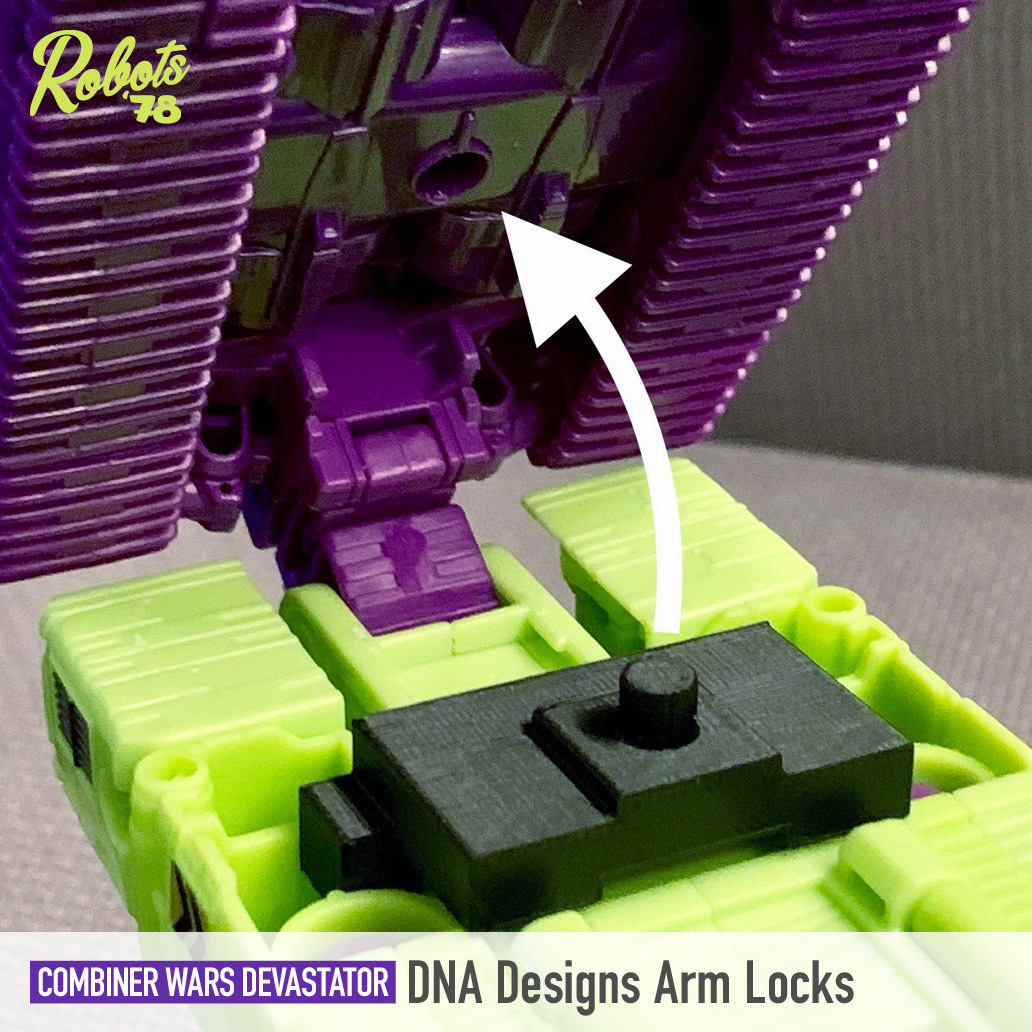 STL file Devastator DNA Designs Arm Locks・3D printable model to ...