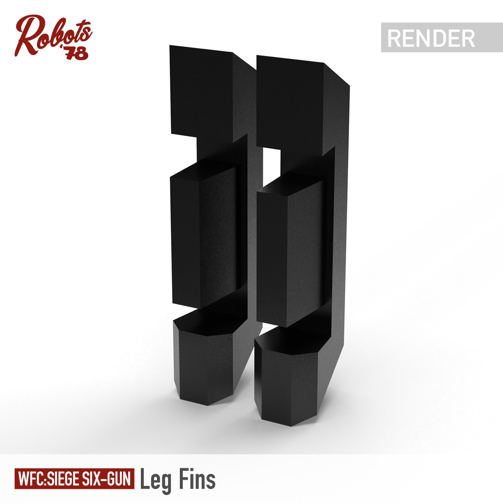 STL file WFC:Siege Six-Gun Leg Fins・3D print design to download・Cults