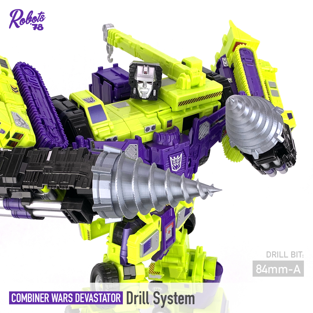 STL file CW/UW Devastator Drill System 🤖・3D printable model to download ...