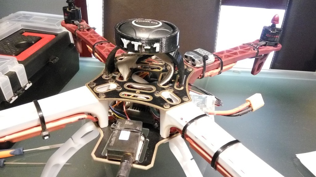 Free 3D file GPS Mount for F450・3D printer model to download・Cults