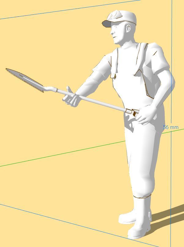 STL file TRAIN DRIVER (5) - EPOCH I / II - SCALE 1:32 - GAUGE 1・3D ...