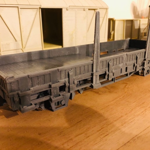 3D print Stake wagon Rlmms 1/32 (origin MARKLIN scale 1) • made with ...