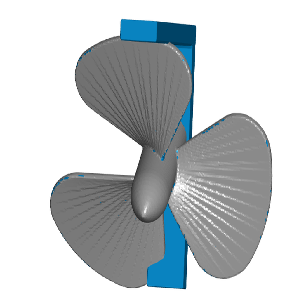 Free STL file Boat Propeller Shelf Bracket (Screw or Tape Mount)・3D ...