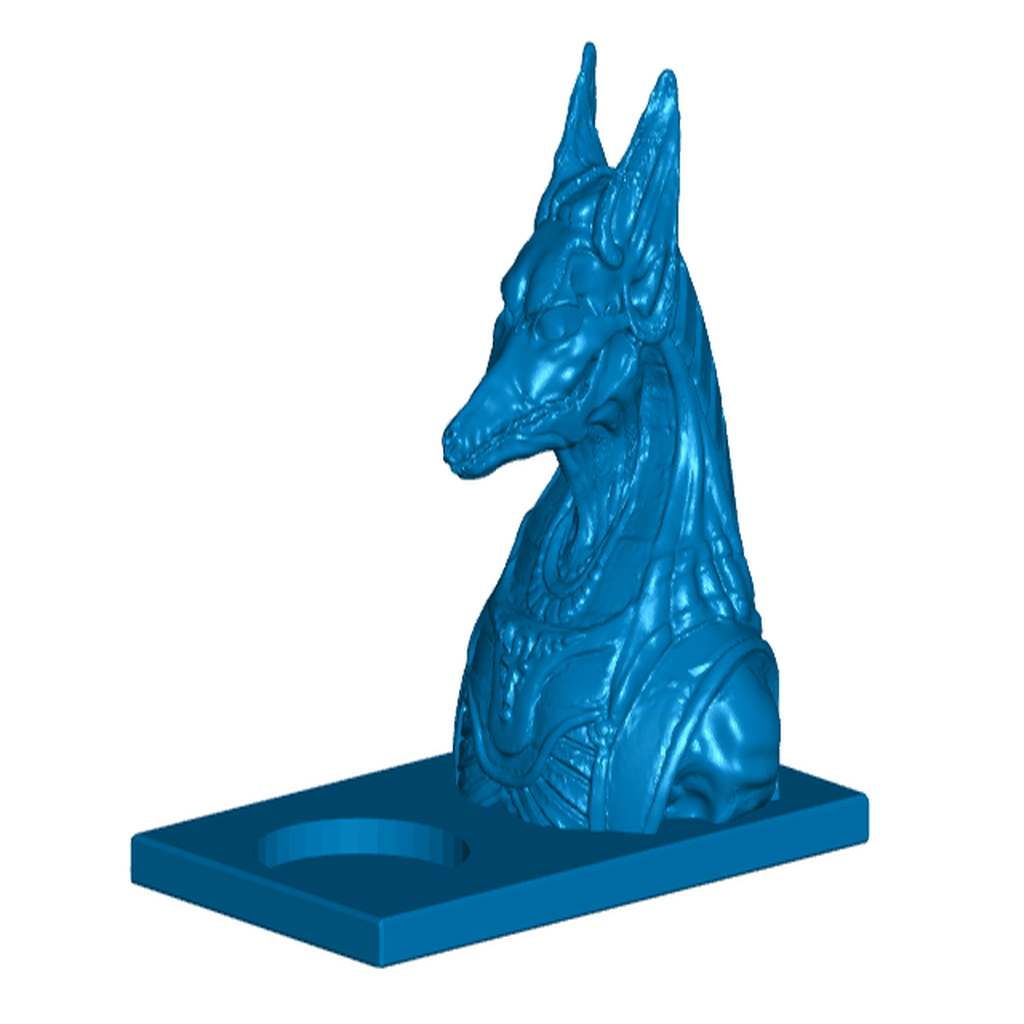 Free STL file Undead Anubis Tealight Candle Holder・3D printing design ...