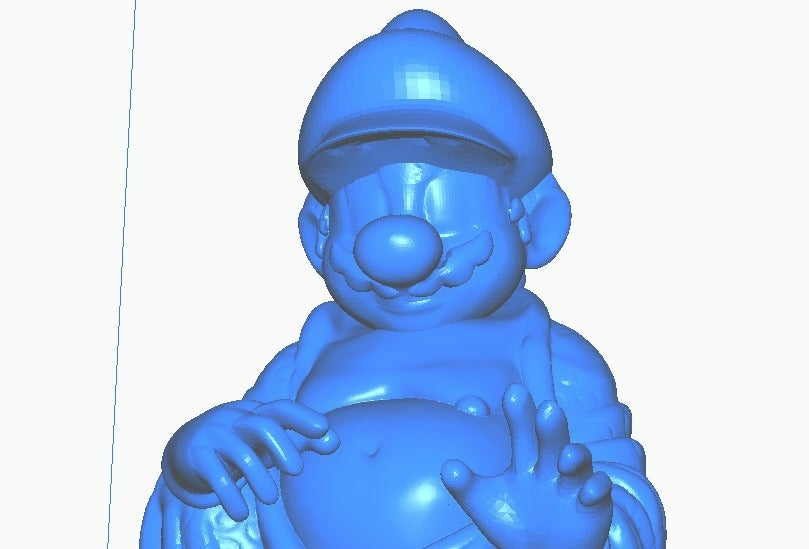 Free STL file Super Mario Buddha w/hands (Retro Collection)・3D printer ...