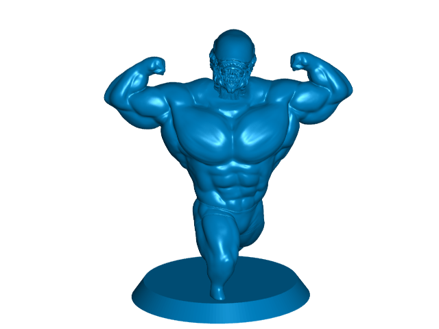 Archivo STL gratis Ultra Swole Alien Xenomorph Bodybuilder・Modelo de ...