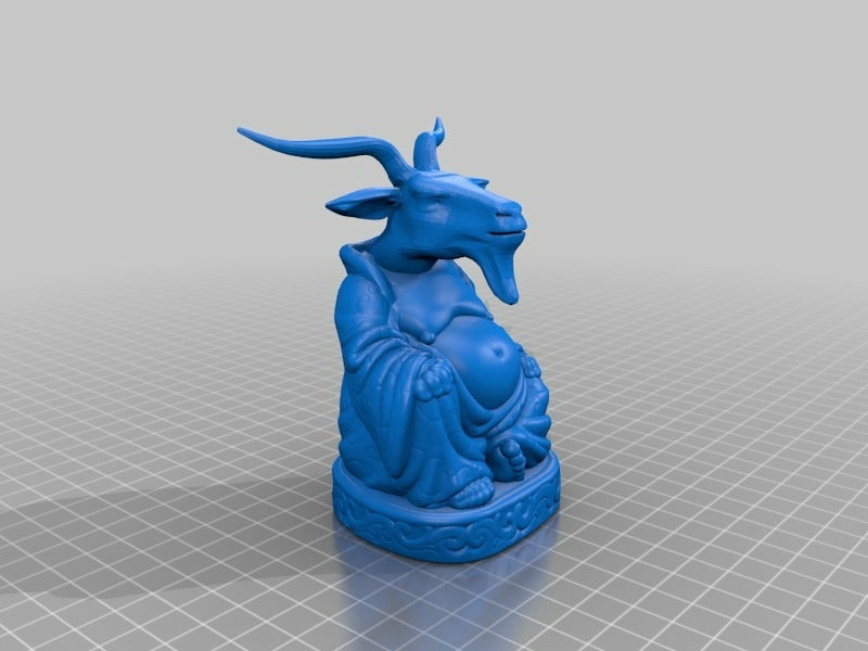 Free STL file Goat Buddha (Animal Collection)・Template to download and ...