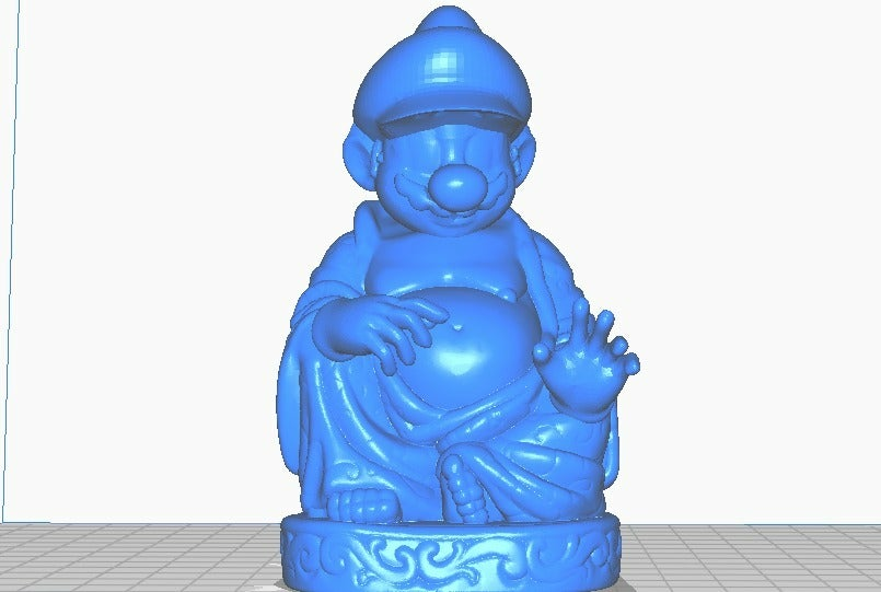 Free STL file Super Mario Buddha w/hands (Retro Collection)・3D printer ...