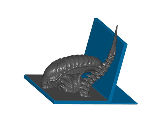 Free STL file Alien Xenomorph Bookends (Left and Right) 👽・3D printer ...