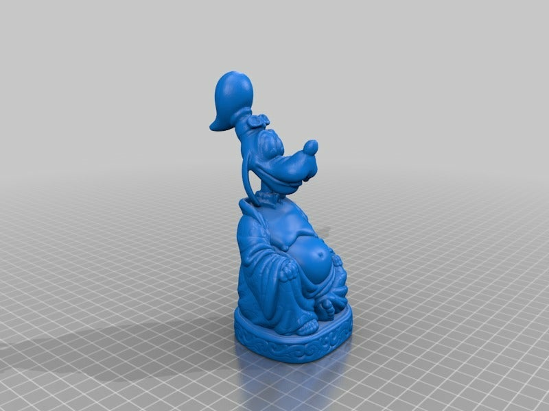 Archivo STL gratis Goofy Buddha - Literalmente (Colección Retro) 👾 ...