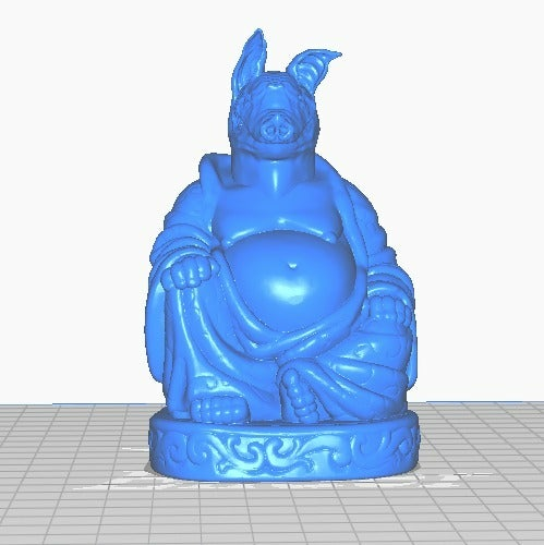 Free STL file Pig Hog Buddha (Animal Collection) 🐖・3D printer design to ...