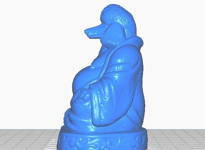 Бесплатный STL файл Poodle Buddha (Canine Collection)・Дизайн 3D-печати ...