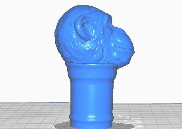 Free STL file Free Monkey Topper ($7 Cane/Walking Hiking Sticks) 🆓・3D ...