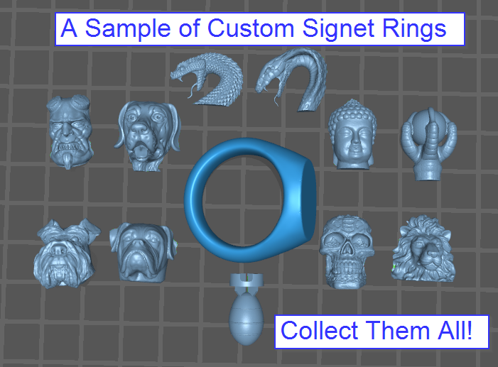 Free STL file Fallout Bomb Signet Ring with Resizing Instructions 💣・3D ...