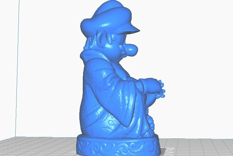 Free STL file Super Mario Buddha w/hands (Retro Collection)・3D printer ...