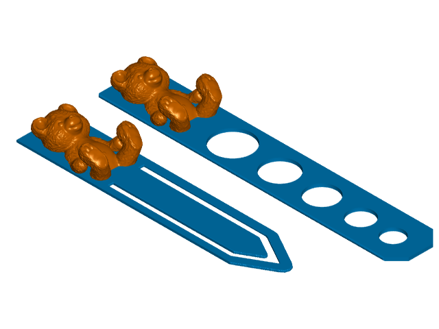 Free STL file Teddy Bear Bookmarks (2 Styles)・3D printing template to ...