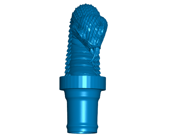 Free STL file Rattlesnake Topper ($7 Cane/Walking Hiking Sticks)・3D ...