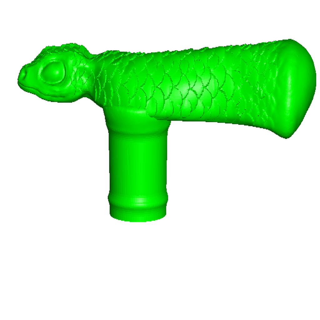Free STL file Snake Derby Style Topper ($7 Cane/Walking Hiking Sticks ...