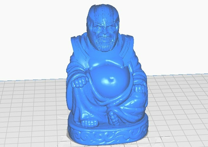 Archivo STL gratis Thanos Buda con casco (Marvel Collection)・Modelo ...