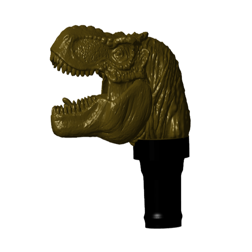 Free STL file T-Rex Topper ($7 Cane/Walking Hiking Sticks)・3D printing ...