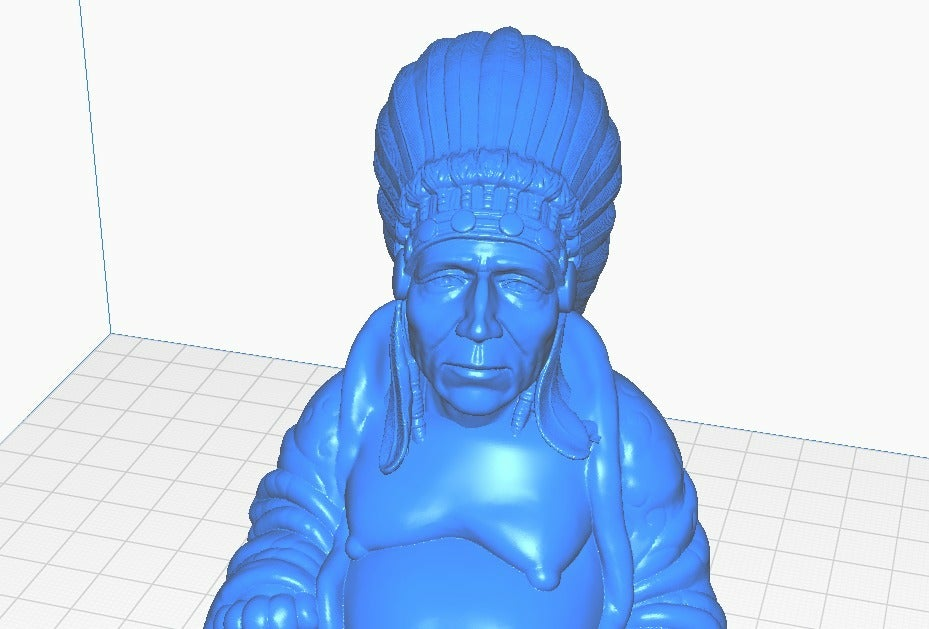 Free STL file Native American Buddha・3D printer model to download・Cults