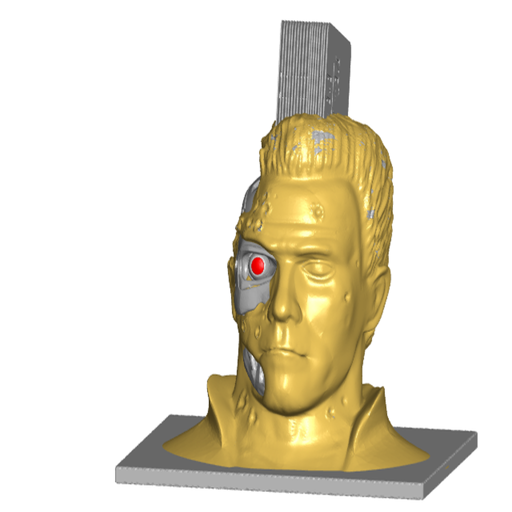 STL-Datei T800 Damaged Terminator Business Card Holder kostenlos・Modell ...
