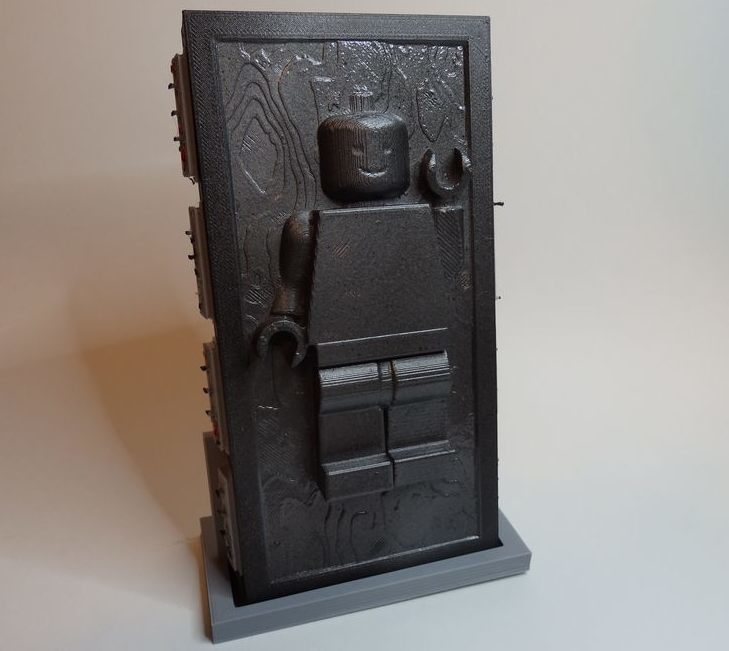 Free STL file Carbonite Encased LEGO Mini Figure with Optional Control ...