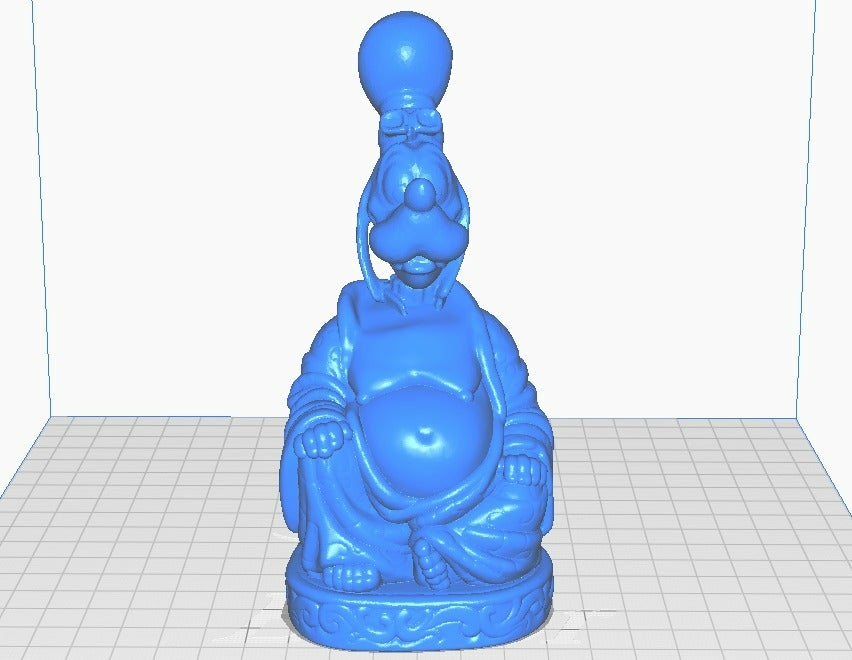 Archivo STL gratis Goofy Buddha - Literalmente (Colección Retro) 👾 ...