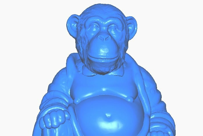 Free STL file Monkey (Chimpanzee) Buddha (Animal Collection)・3D ...