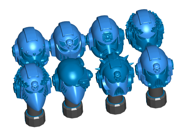 Fichier STL gratuit 8 First Born Helmets Bouchon de valve de pneu ...