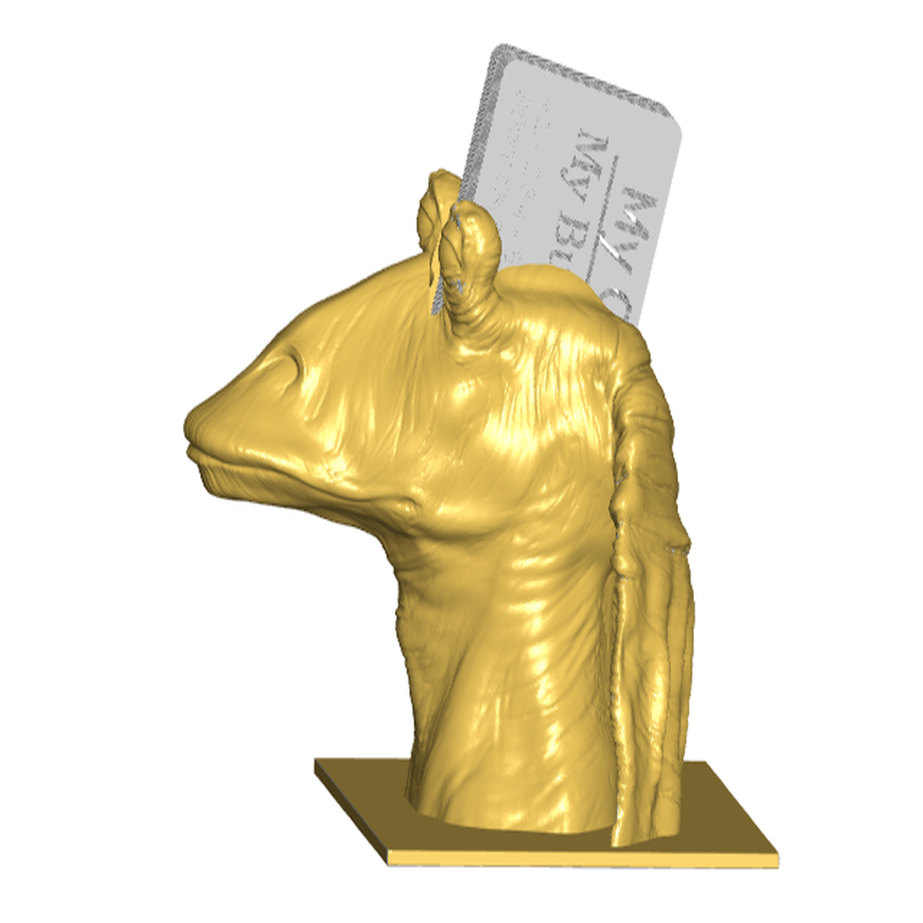 Free STL file Jar Jar Binks Business Card Holder (2 Styles)・3D print ...